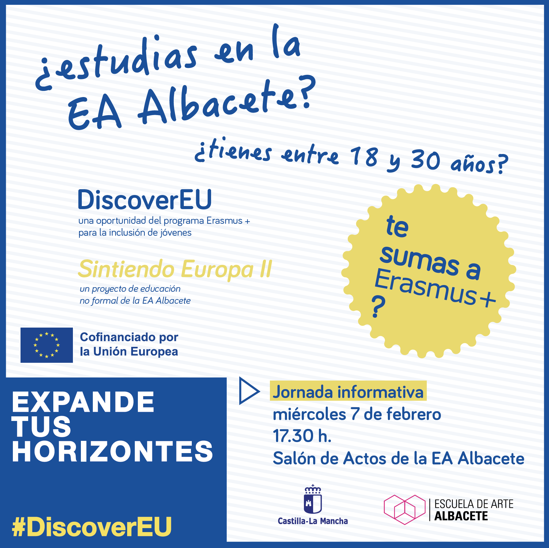 Jornada informativa DiscoverEU Acciones de inclusión_ Sintiendo Europa ...