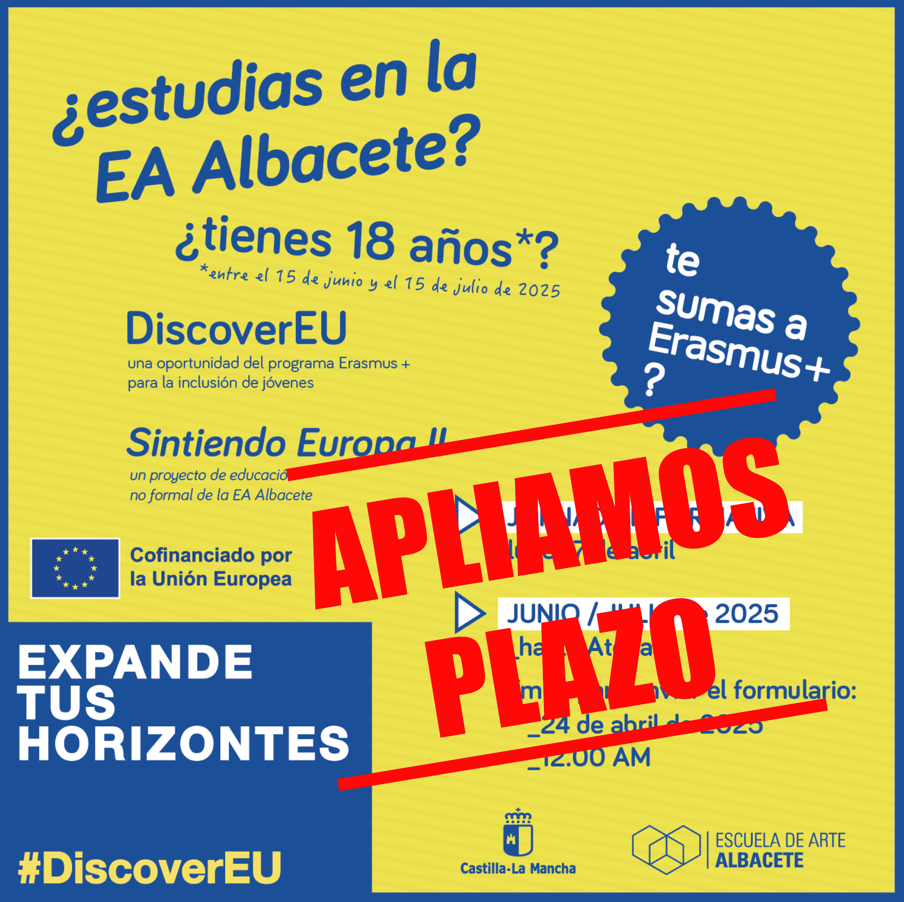 ¡VOLVEMOS A ABRIR LA CONVOCATORIA! Discovereu_Acciones de Inclusión ...